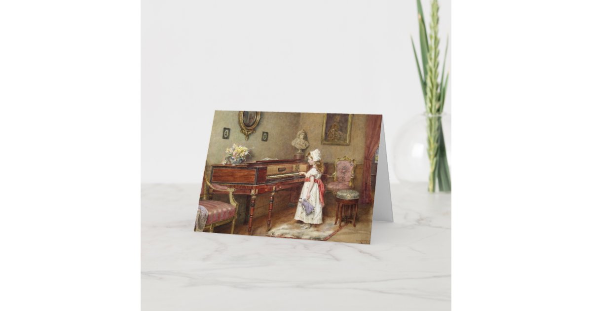 The Piano Room Greeting Card | Zazzle