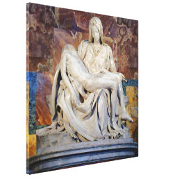 The Pieta by Michelangelo Canvas Print | Zazzle