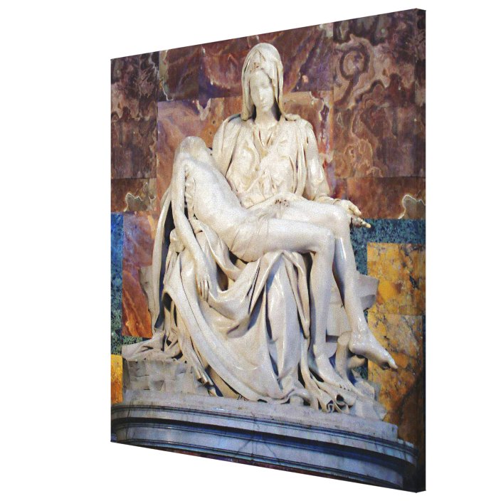 The Pieta by Michelangelo Canvas Print | Zazzle.com