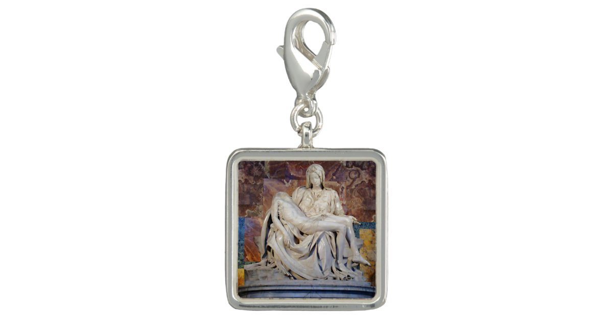 The Pieta by Michelangelo Charm | Zazzle