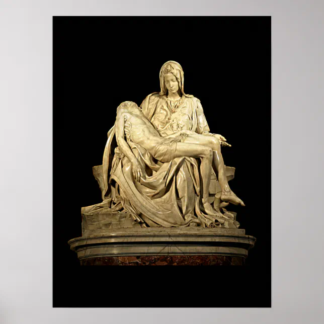 The Pieta by Michelangelo Poster | Zazzle