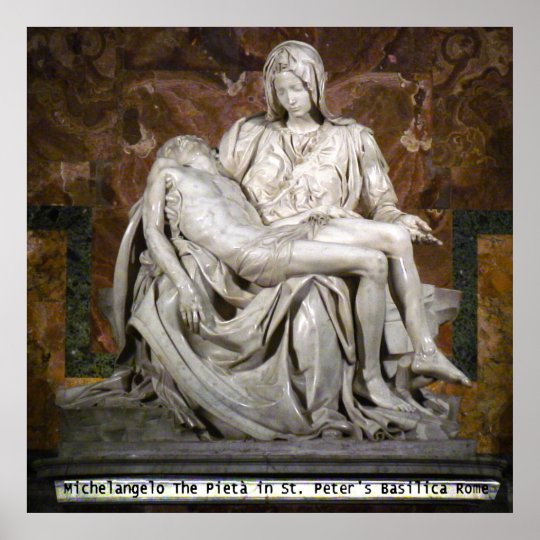 The Pieta Poster | Zazzle.com