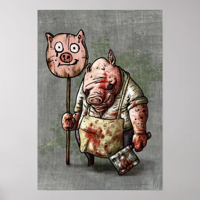 The Pig Butcher Poster | Zazzle
