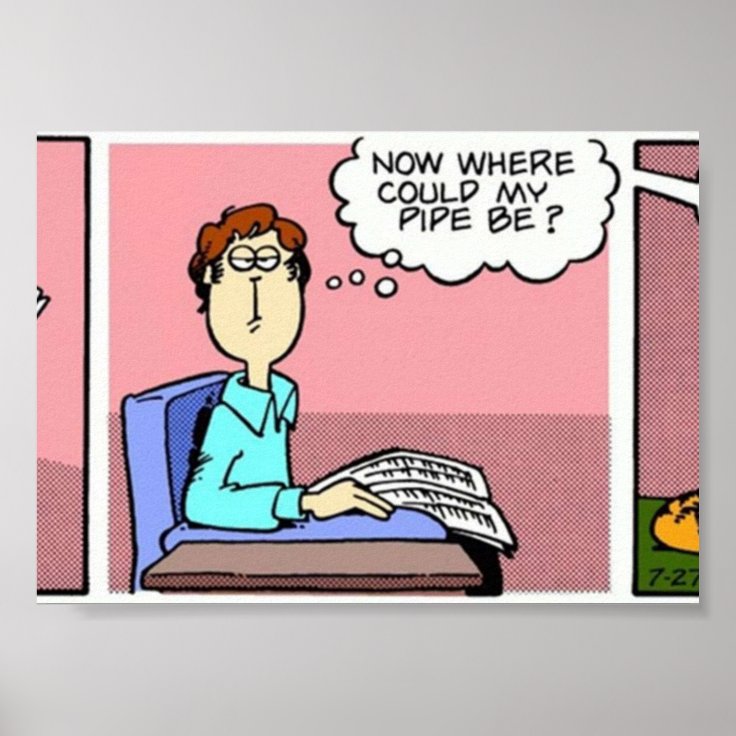 The Pipe Strip Poster | Zazzle