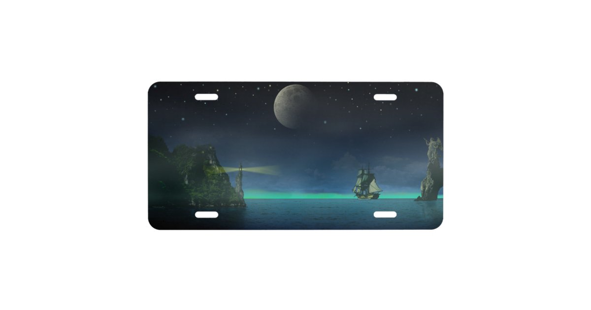 The Pirate Cove License Plate | Zazzle