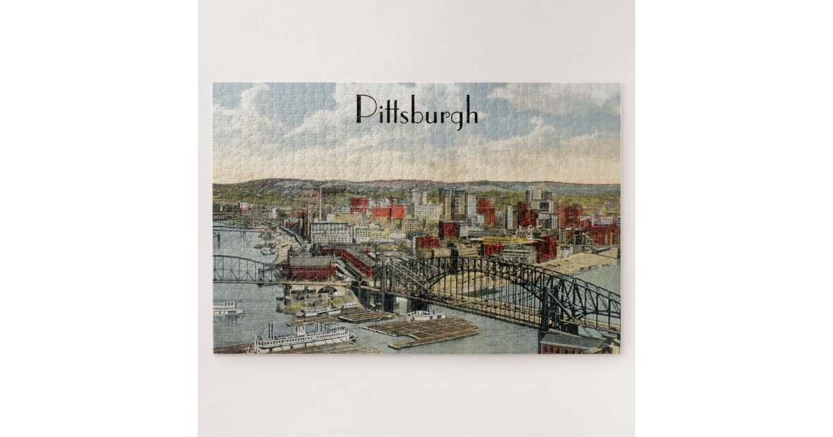 The Pittsburgh Point 1931 Large Puzzle | Zazzle