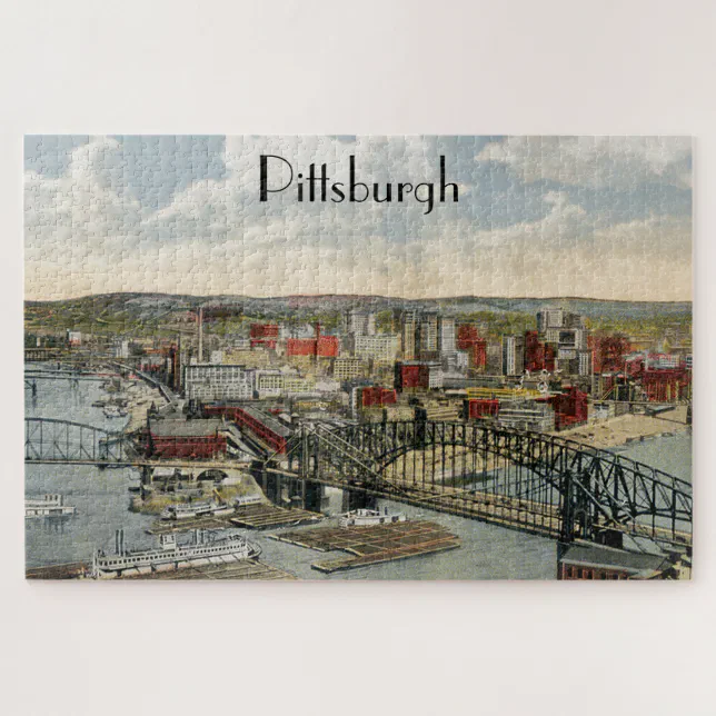 The Pittsburgh Point 1931 Large Puzzle | Zazzle