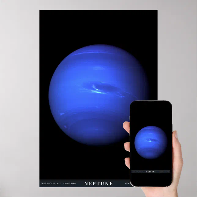 The Planet Neptune Poster | Zazzle