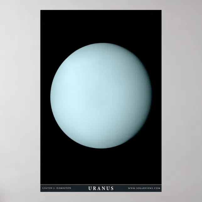 The Planet Uranus Poster | Zazzle