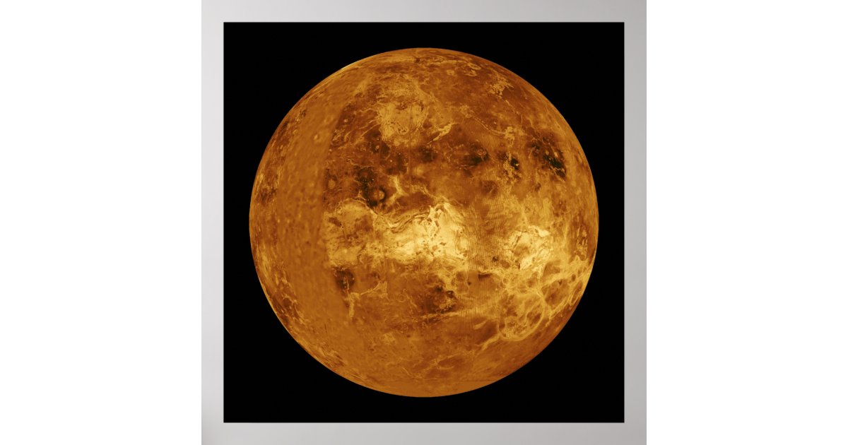 The Planet Venus Poster | Zazzle