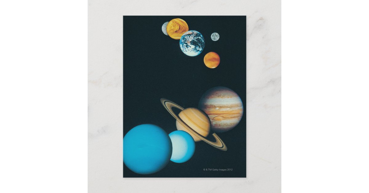 The Planets Postcard | Zazzle