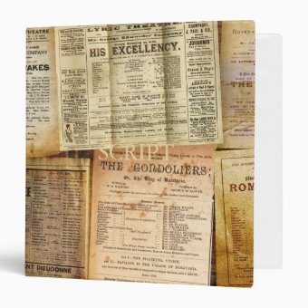 The Playbills Binder | Zazzle