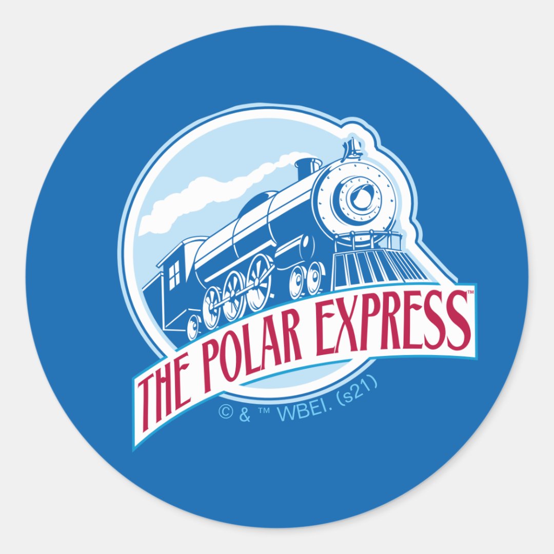 The Polar Express | Train Badge Classic Round Sticker | Zazzle