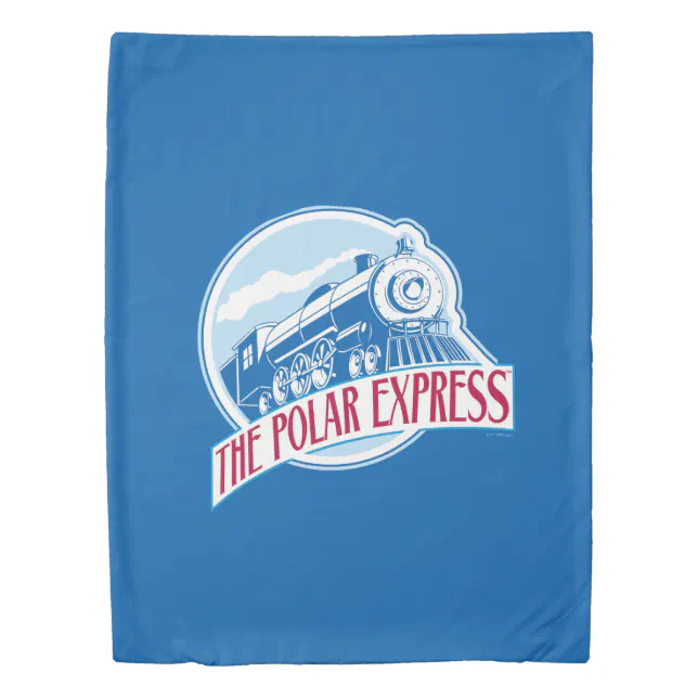 The Polar Express | Train Badge Duvet Cover | Zazzle