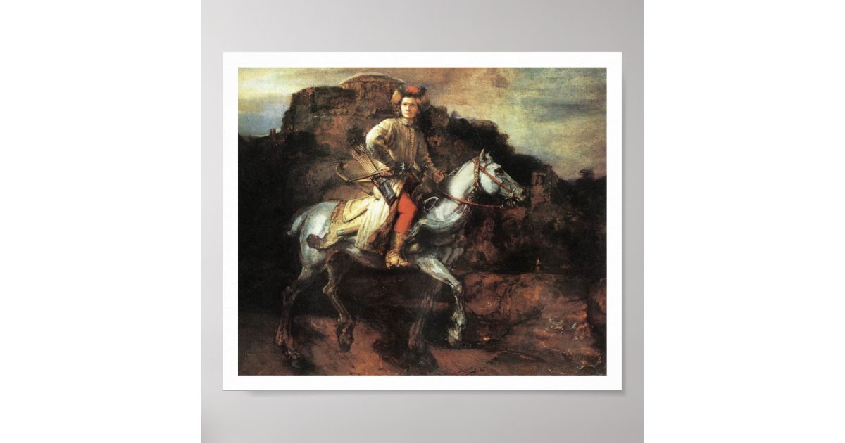 The Polish Rider Vintage Art Print Poster | Zazzle