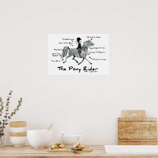 The Pony Rider Poster | Zazzle