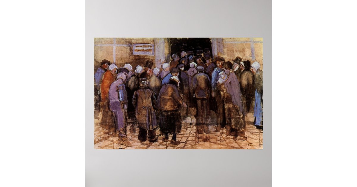 The Poor and Money by Vincent van Gogh Poster | Zazzle