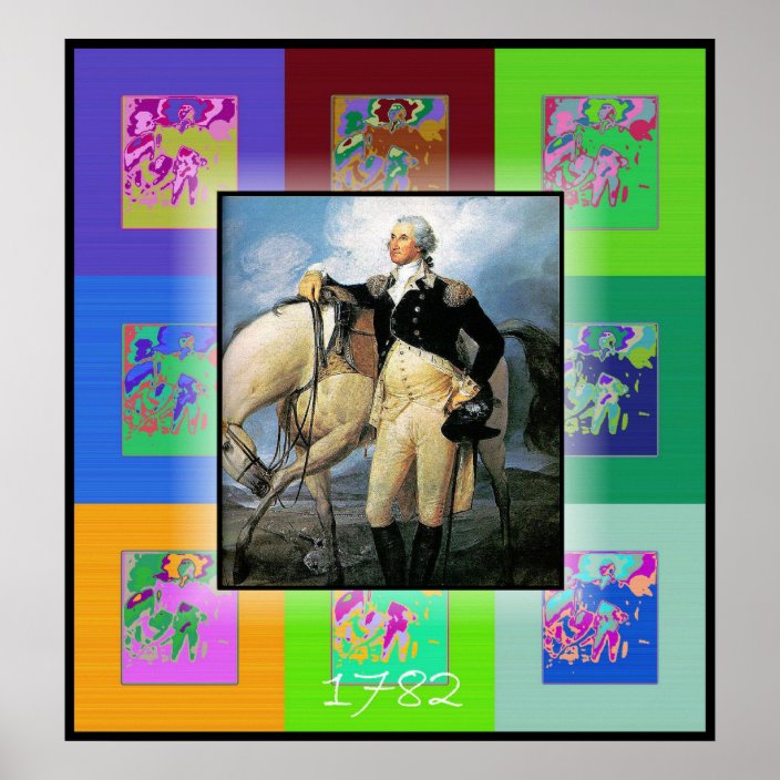 The Pop Art George Washington Poster | Zazzle.com