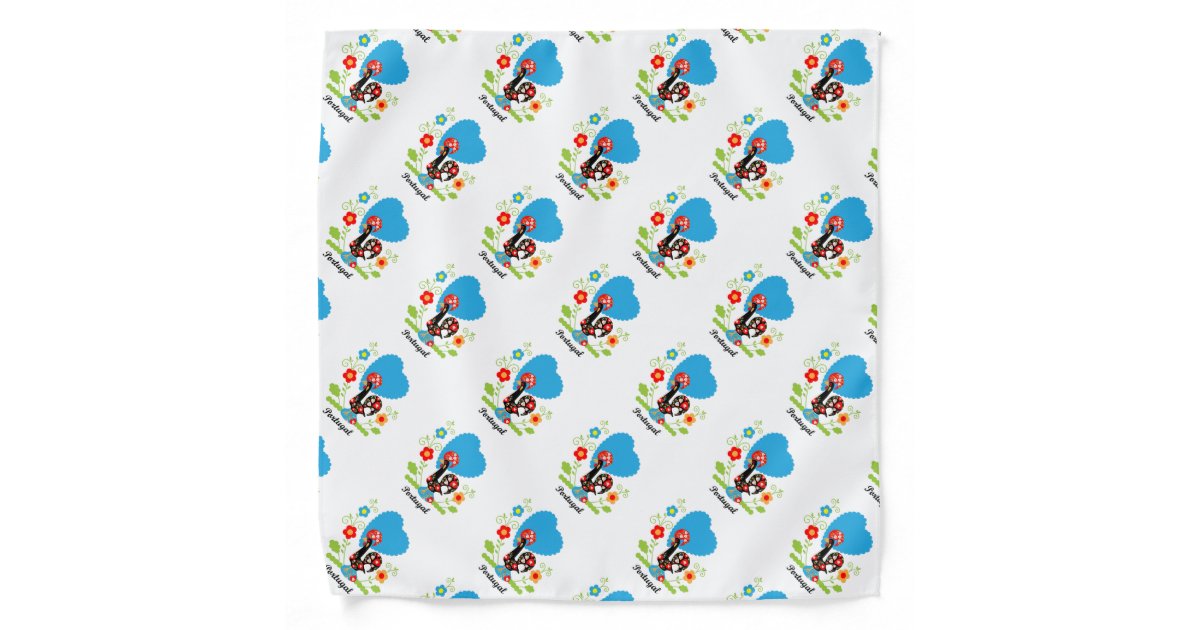 The Portuguese Rooster Bandana | Zazzle