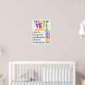 The Power Of Yet Classroom Poster | Zazzle