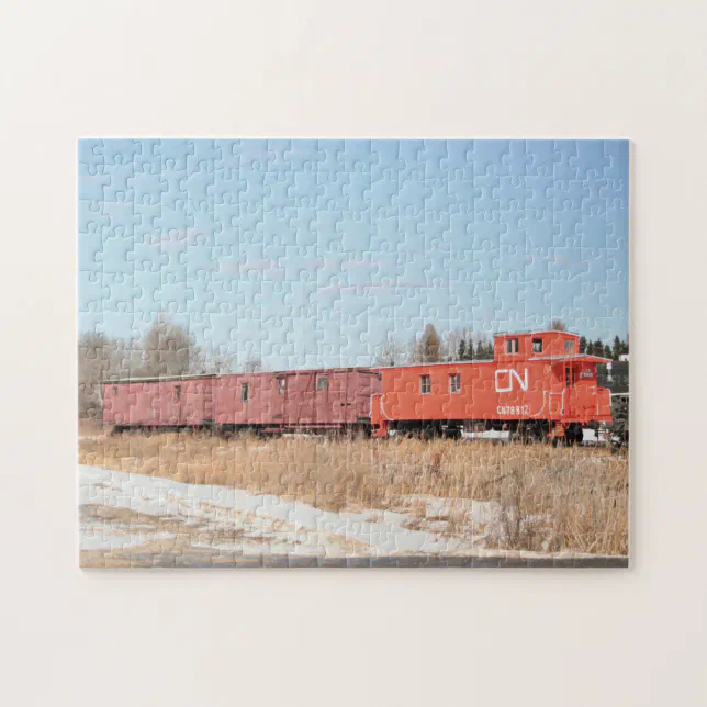 The Prairies Canada CN Rail Train Railroad Jigsaw Puzzle | Zazzle