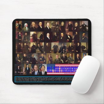 The Presidents Mouse Pad | Zazzle