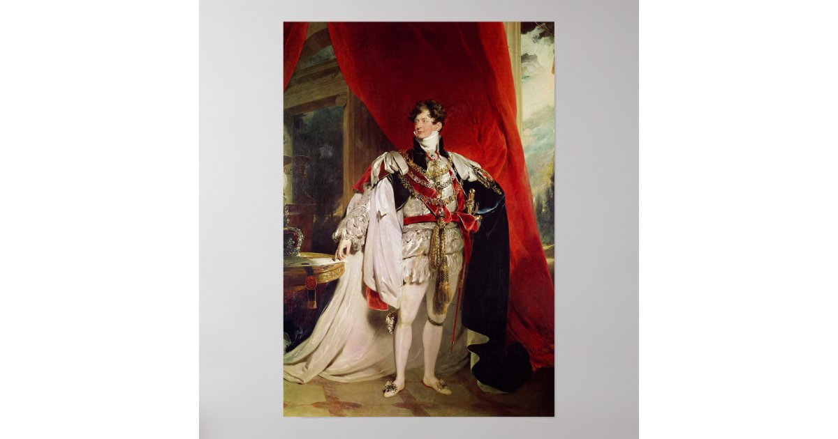 The Prince Regent, later George IV Poster | Zazzle