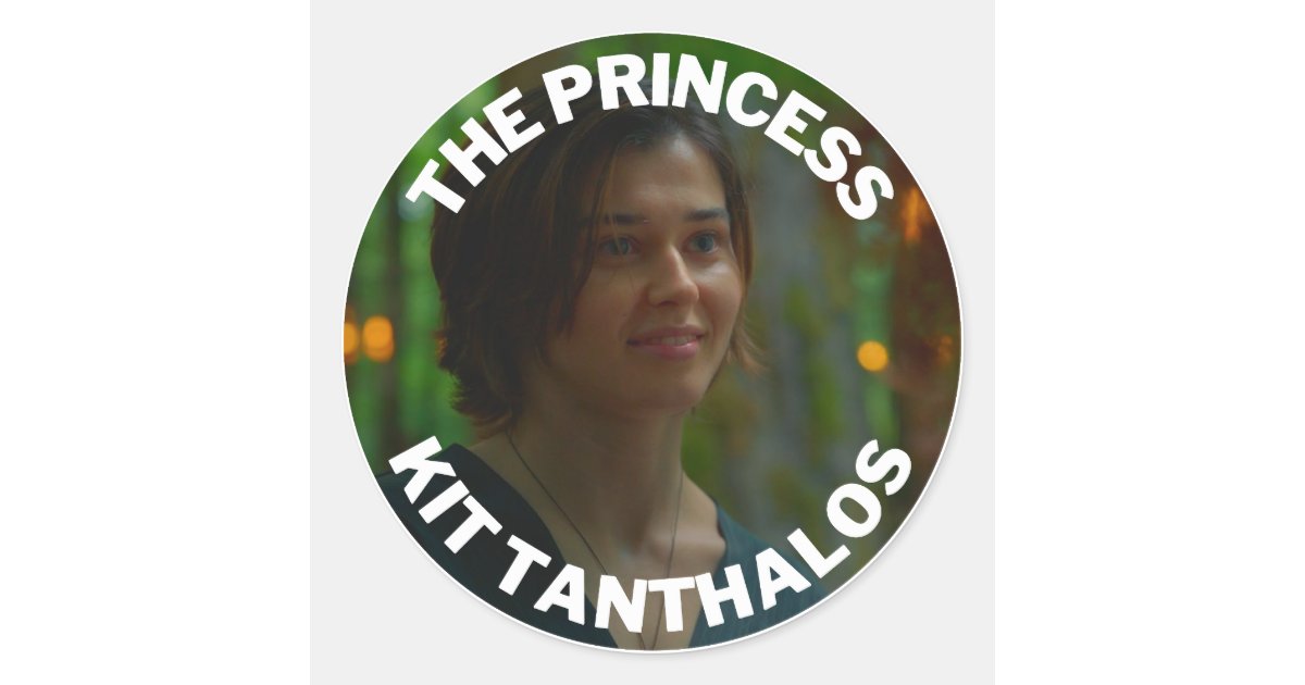 The Princess - Kit Tanthalos Classic Round Sticker | Zazzle