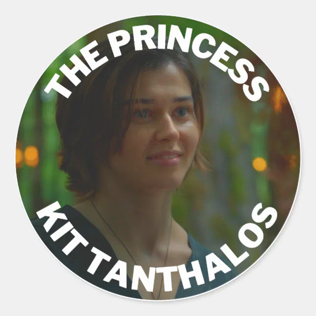 The Princess - Kit Tanthalos Classic Round Sticker | Zazzle