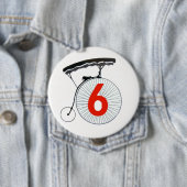 The Prisoner Number 6 Button | Zazzle