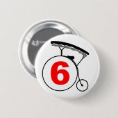 "The Prisoner" Number 6 Button | Zazzle