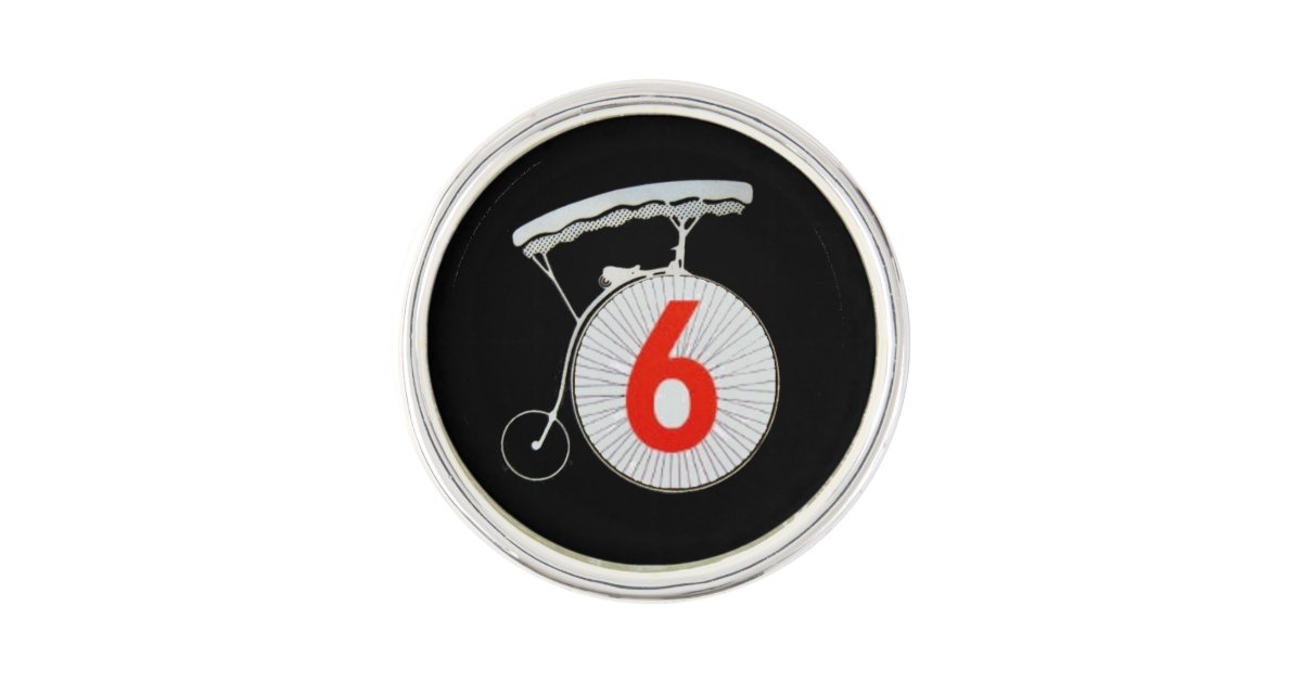 The Prisoner Number 6 Pin | Zazzle