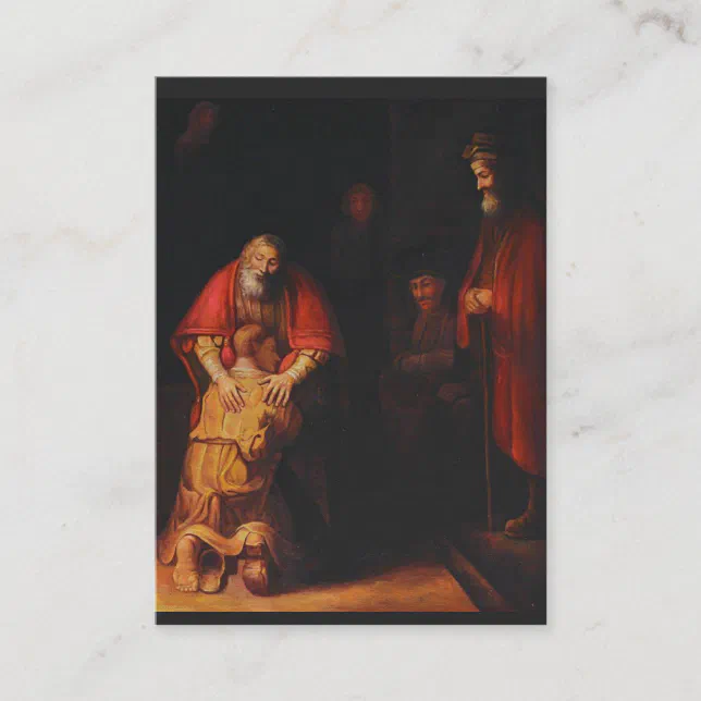 The Prodigal Son Prayer after Confession Holy Card | Zazzle