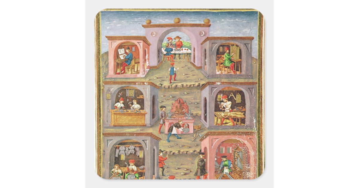 The Professions Square Sticker | Zazzle
