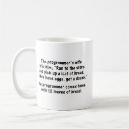 The Programmer and His Wife - Second in a series Coffee Mug | Zazzle