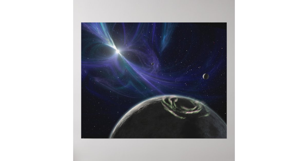 The pulsar planet system poster | Zazzle