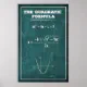 The Quadratic Formula Poster | Zazzle