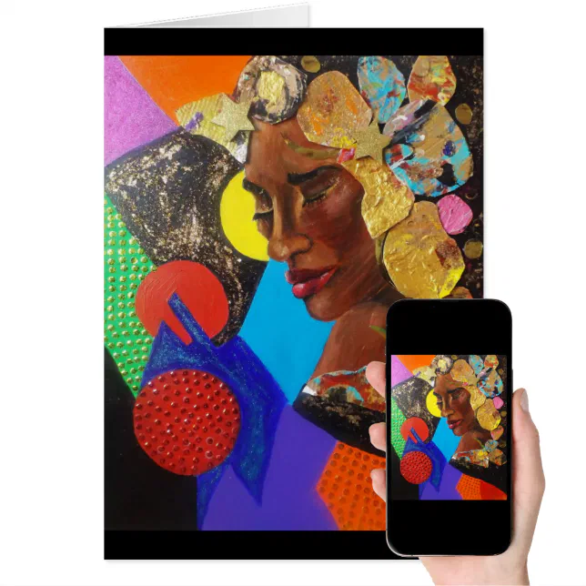 The Queen in Gold of Ophir Notecard | Zazzle