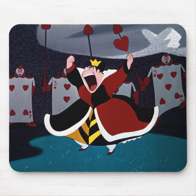 The Queen of Hearts | Mid Shout Mouse Pad | Zazzle