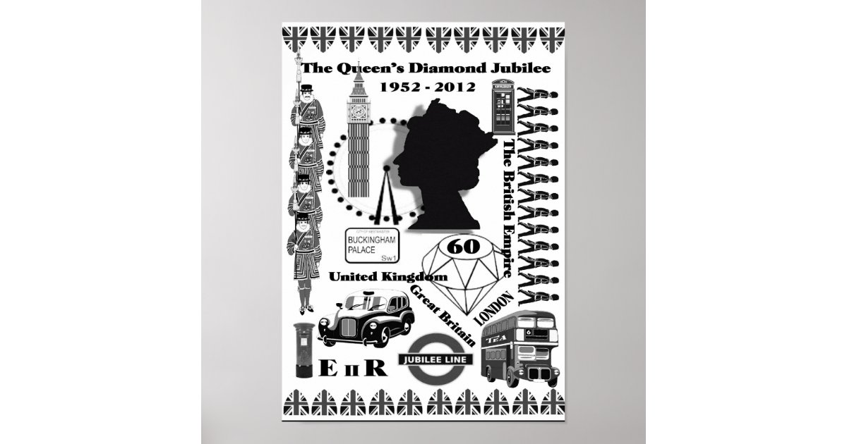 The Queens Diamond Jubilee Poster | Zazzle
