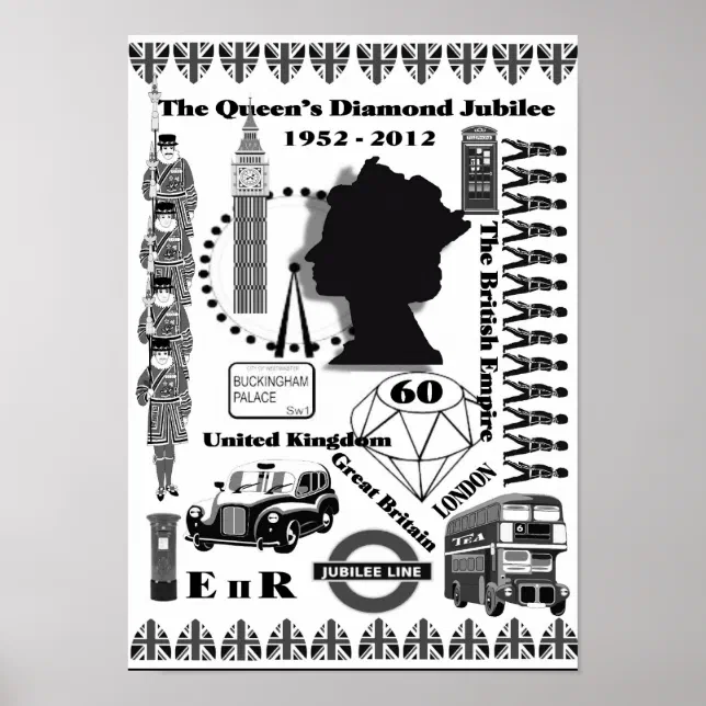 The Queens Diamond Jubilee Poster | Zazzle