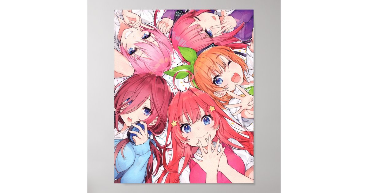 The Quintessential Quintuplets Poster | Zazzle