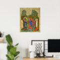 The Raising of Lazarus, Russian icon Poster | Zazzle