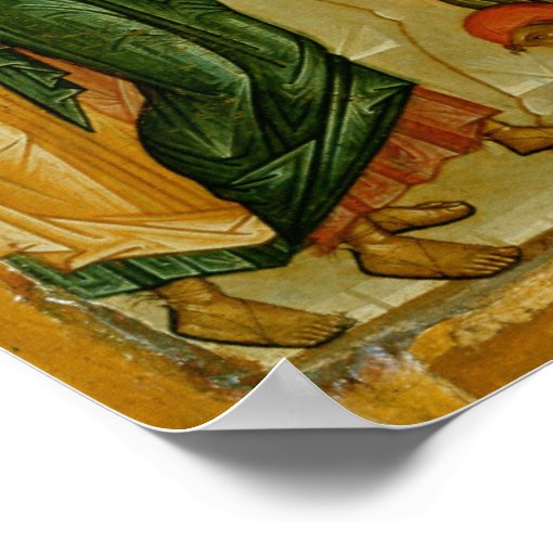 The Raising of Lazarus, Russian icon Poster | Zazzle