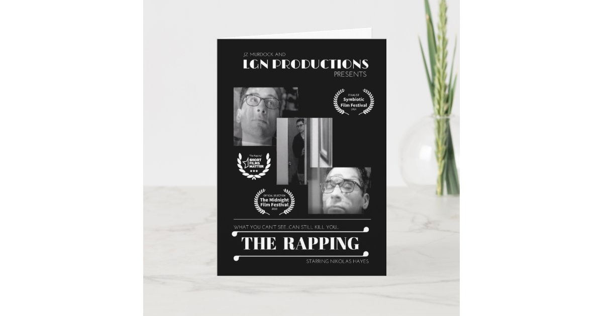 The Rapping Official Movie Poster Card | Zazzle