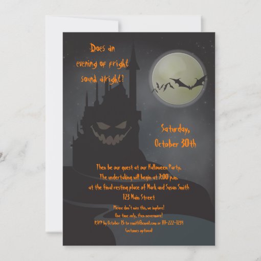 "The Raven" Halloween Party Invitation | Zazzle