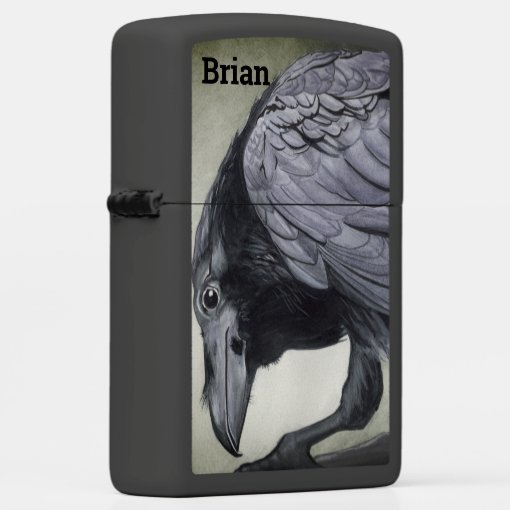 The Raven Personalize Name Zippo Lighter | Zazzle