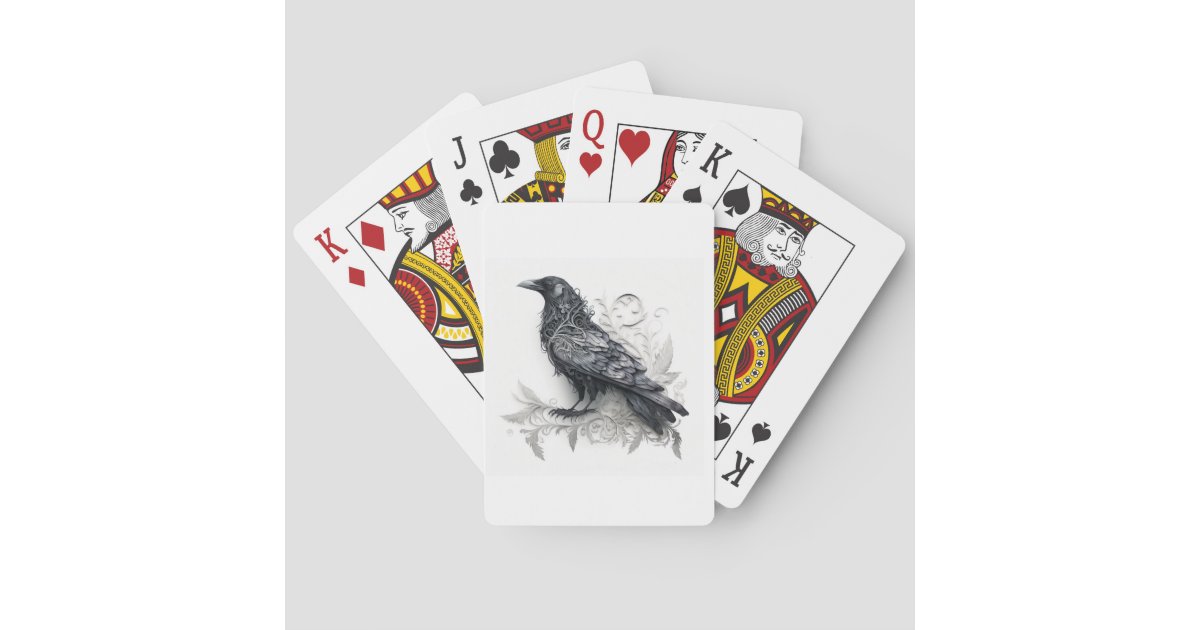 The Raven Playing Cards | Zazzle