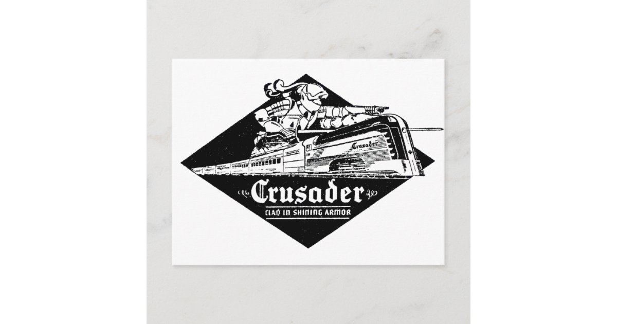 The Reading Railroad Crusader Streamliner Postcard | Zazzle