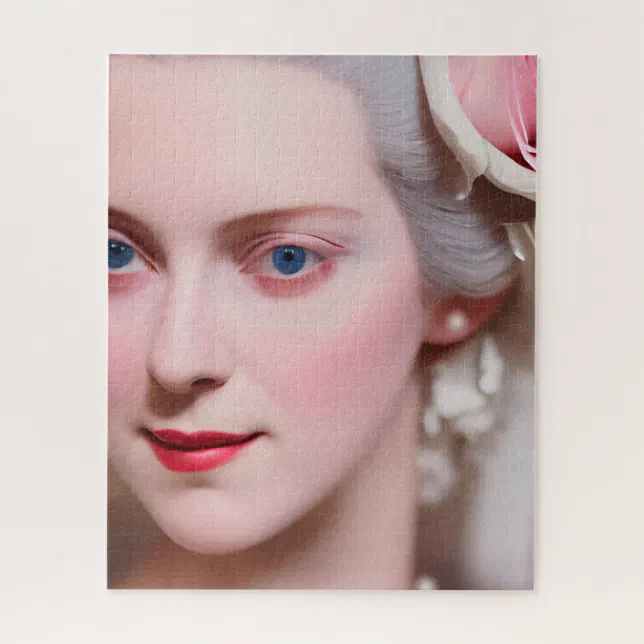 The Real Face of Marie Antoinette Discovered Jigsaw Puzzle | Zazzle